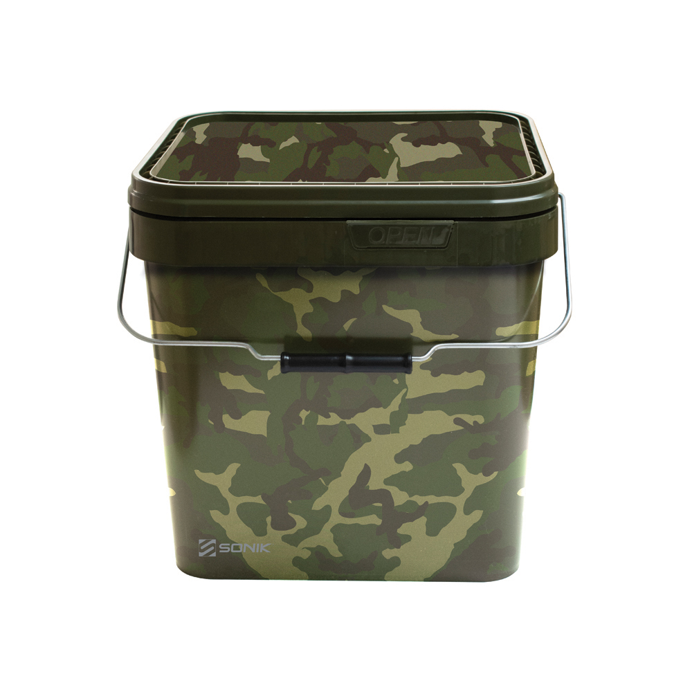 SONIK CAMO SQUARE BUCKETS - Sonik Sports | Carp Fishing | Specialist ...